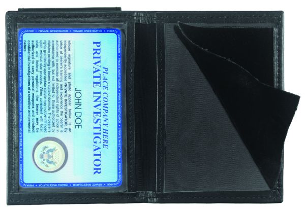 HERO'S PRIDE DELUXE DOUBLE ID CASE WITH UNIVERSAL BADGE HOLDER ...