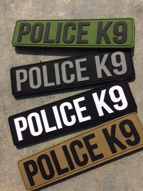 PVC PATCH "POLICE K9"/ "POLICE K9 UNIT" – Tactical Wear
