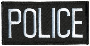 POLICE Chest Patch, Hook 4 x 2 – Tactical Wear